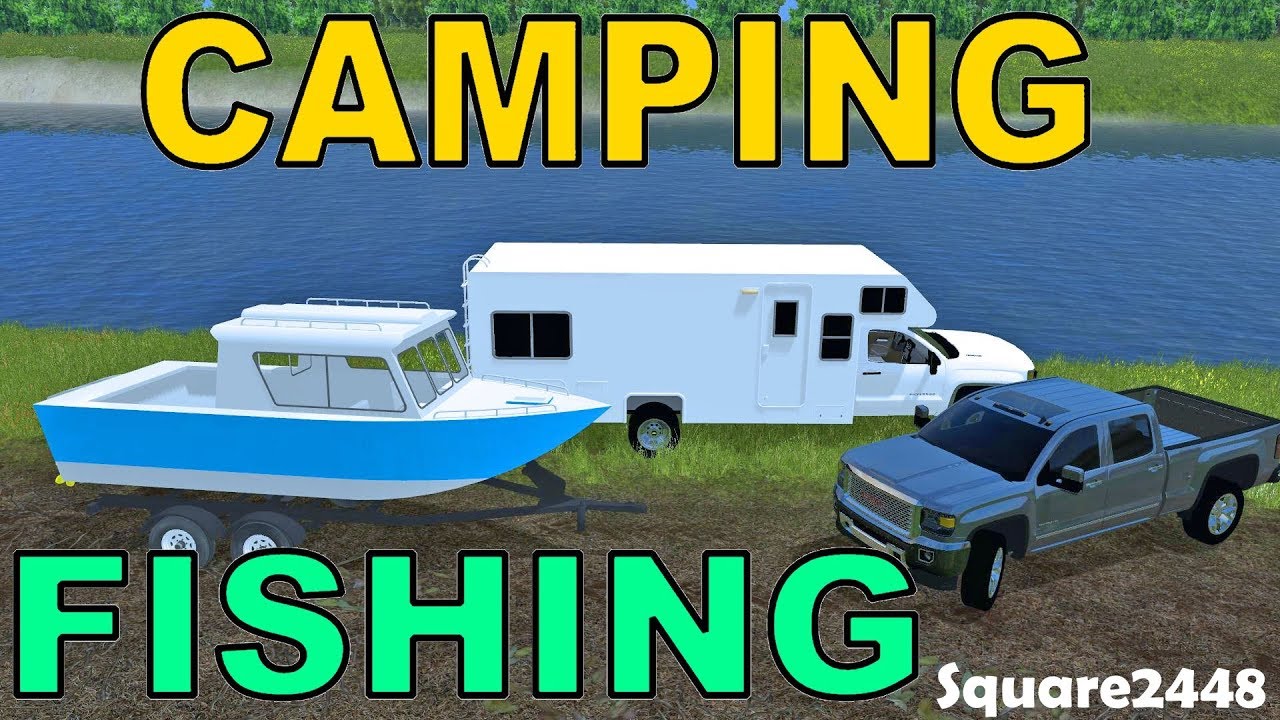 Farming Simulator 17 | Fall Camping & Fishing | New Boat & RV | GMC ...