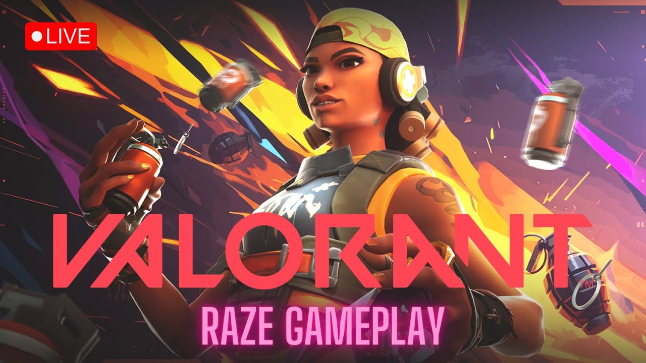 Trying to master raze? | Raze Gameplay | #valorant #shorts #live - YouTube