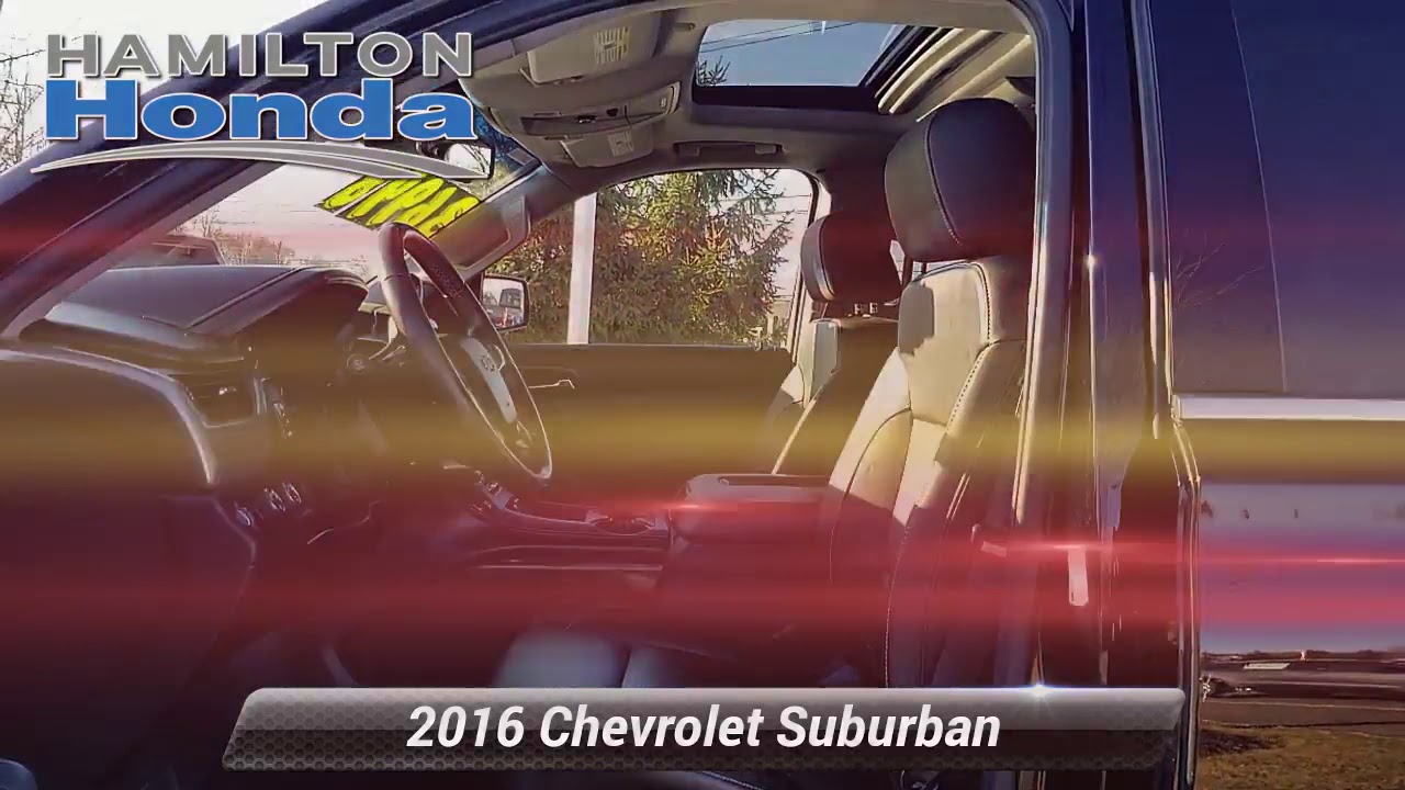 Used 2016 Chevrolet Suburban LT, Hamilton Township, NJ 27917T - YouTube