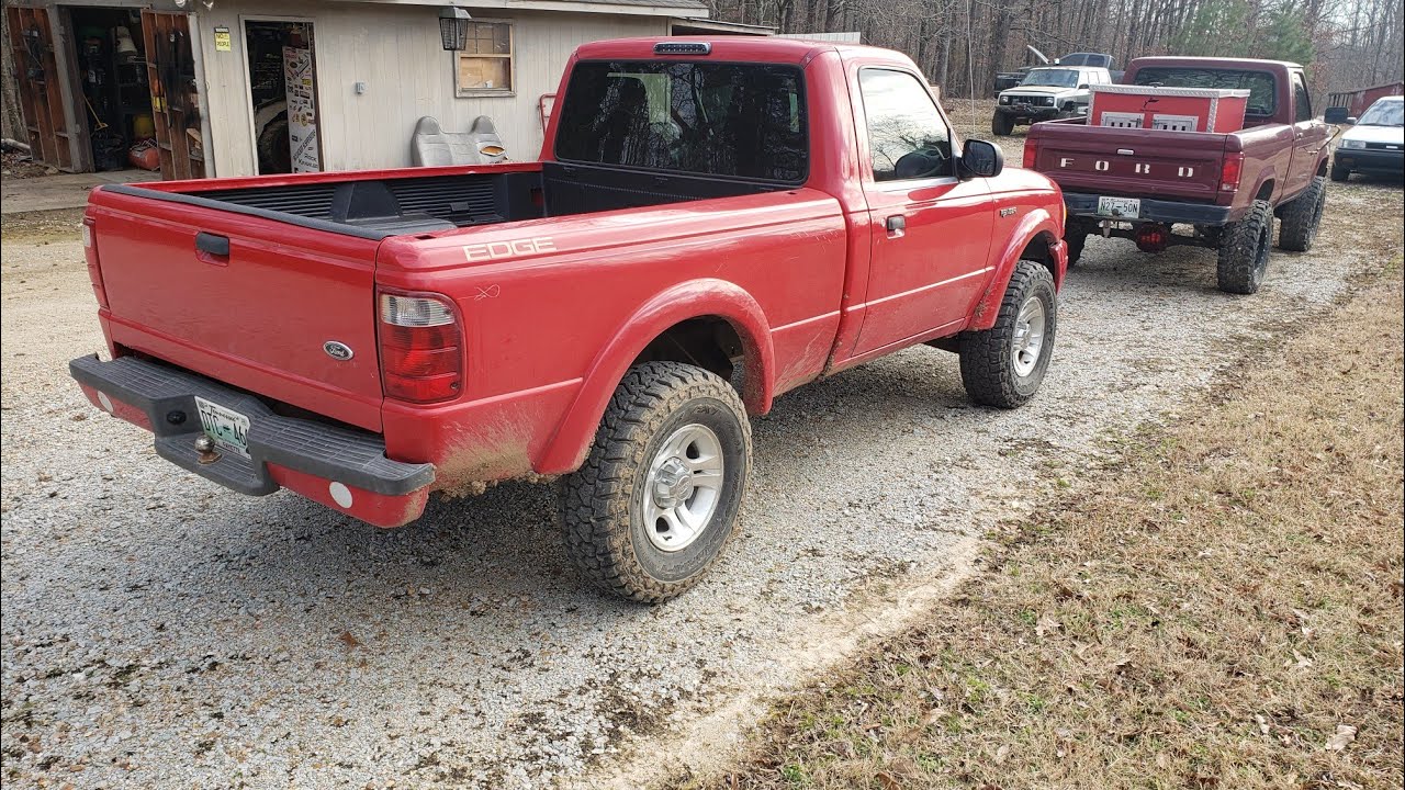 Ford ranger 3.0 header install - YouTube