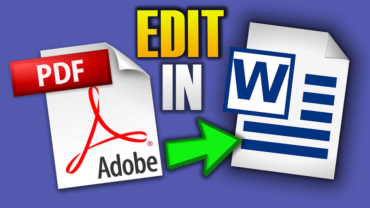 HOW TO EDIT PDF FILE IN WORD DOCUMENT YouTube HOW TO EDIT PDF FILE IN WORD DOCUMENT YouTube