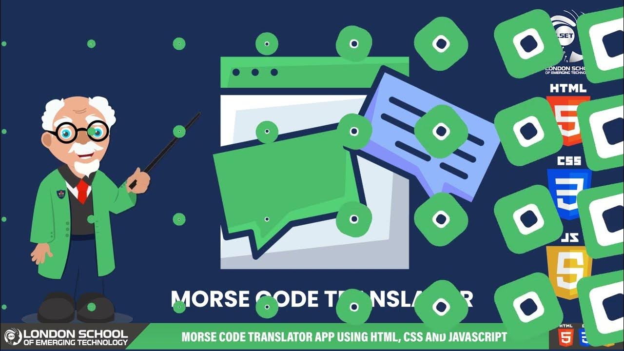 Morse Code Translator App Using Html Css And Javascript Morsecode Youtube