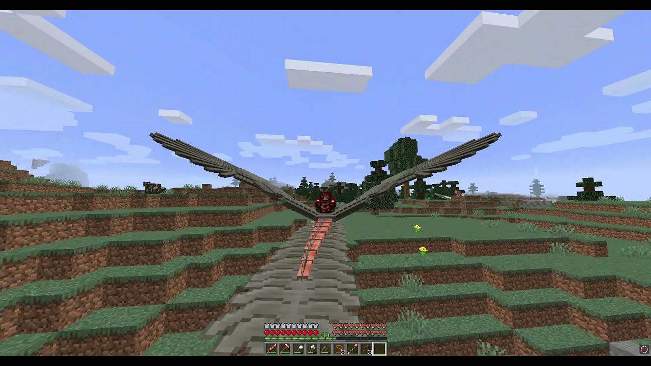 Minecraft: Taming an Alpine dragon - YouTube