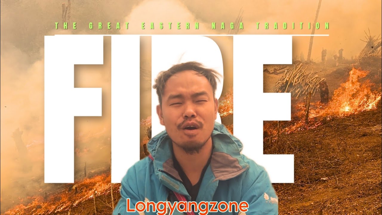 Burning up for jhum cultivation in Nagaland - YouTube