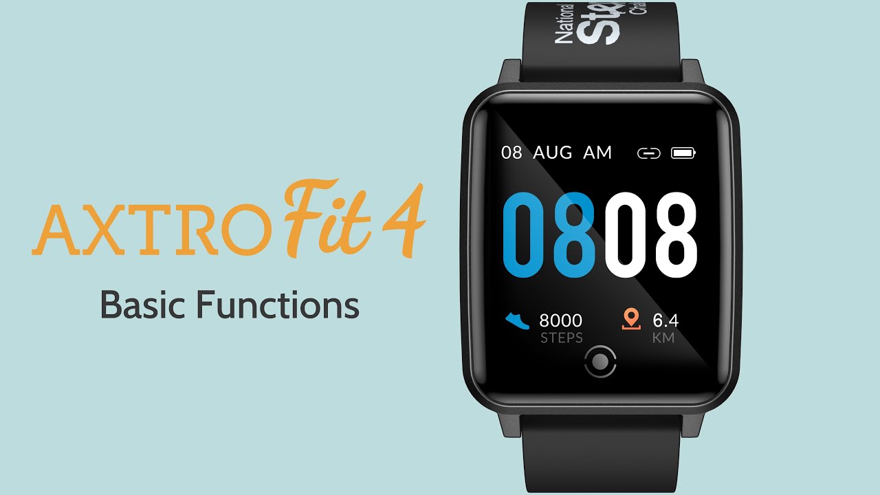 AXTRO Fit 4: Basic Functions and Navigation Guide - YouTube