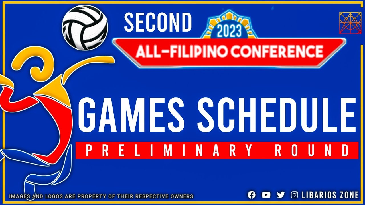 PVL Second All-Filipino Conference 2023 Full Games Schedule | #PVL2023 ...