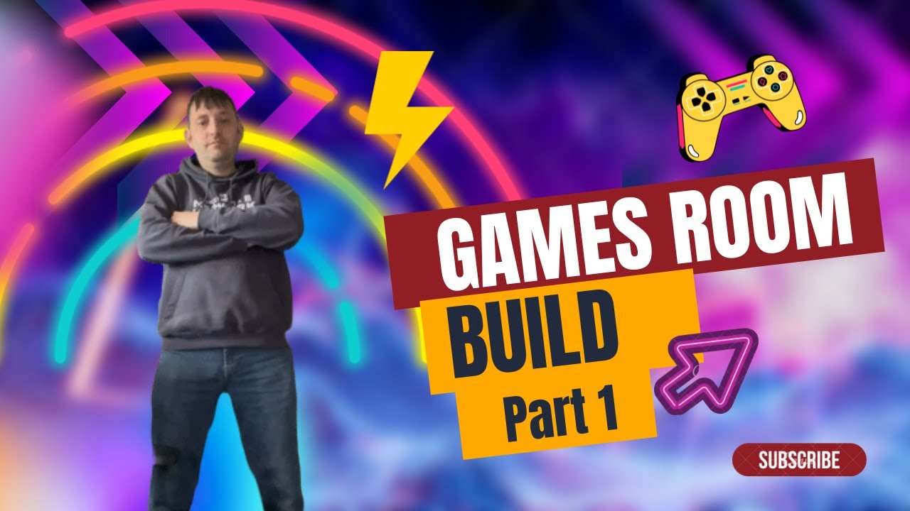 Games Room Build Part 1 - YouTube
