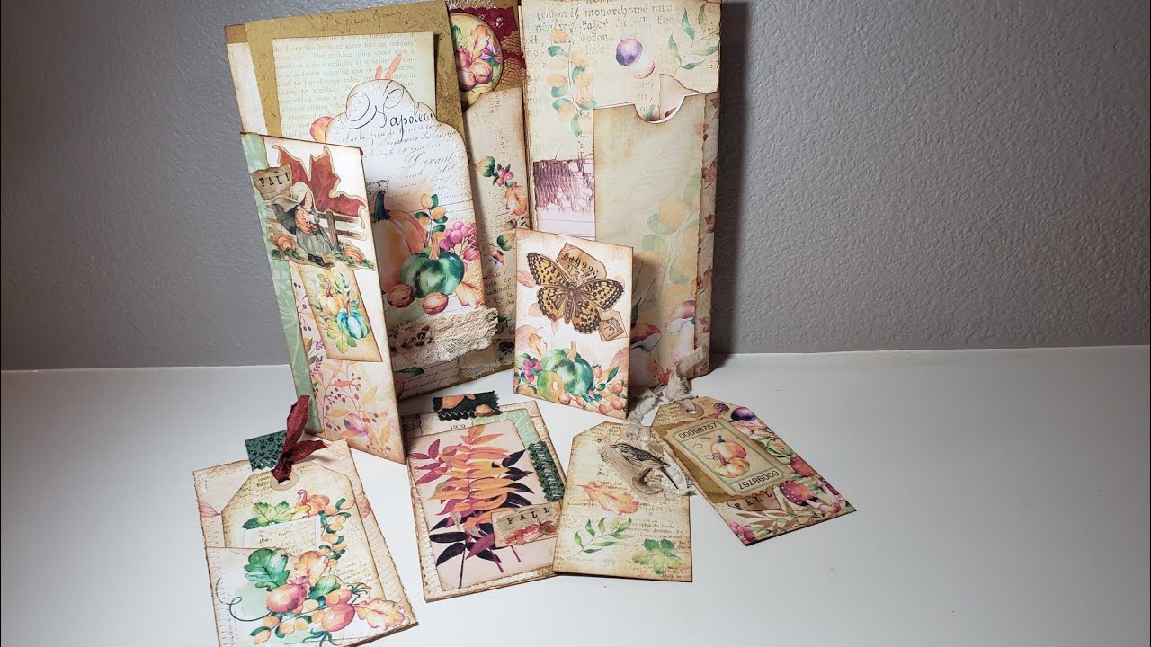 Finishing Up Envelope Flip for Cover of Journal - YouTube