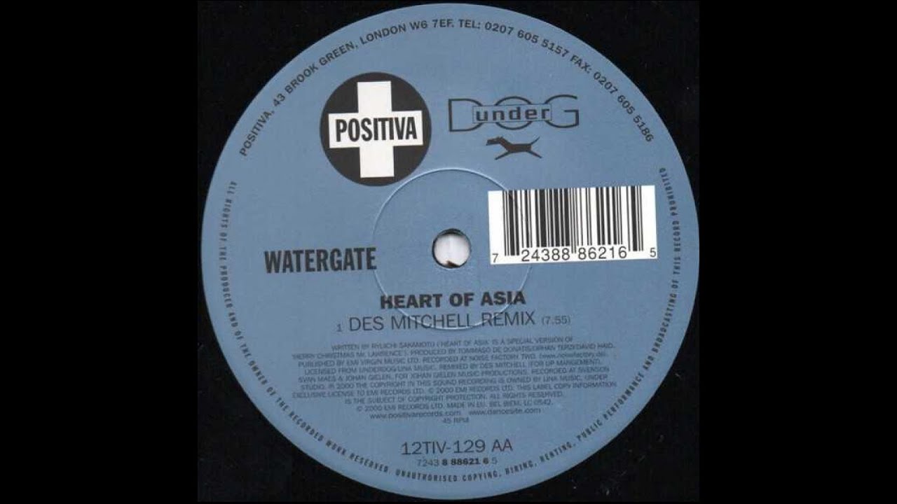Watergate - Heart Of Asia (Des Mitchell Remix)(2000) - YouTube