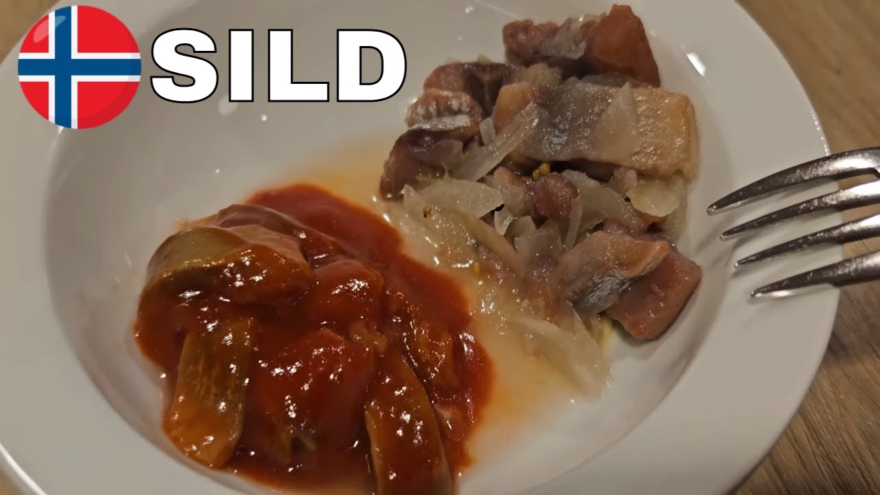 FIRST TIME TRYING SURSILD & TOMATSILD IN NORWAY 🇳🇴 - YouTube