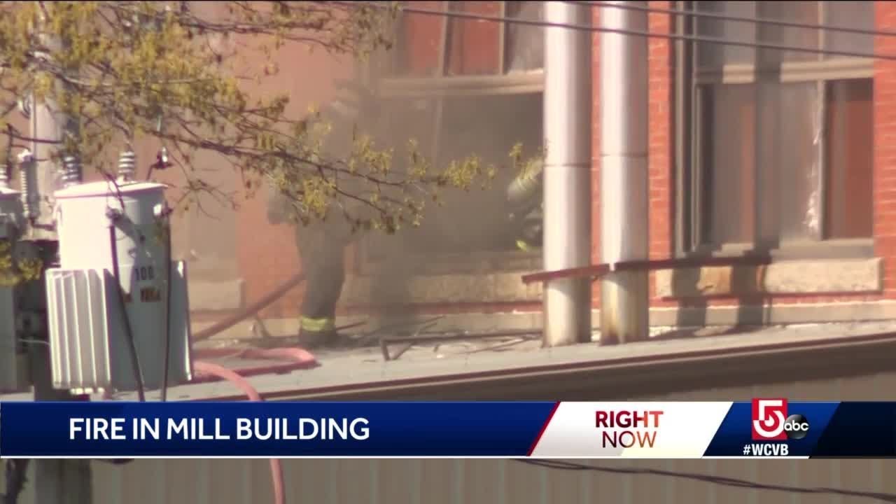 Mill fire under investigation in Fall River - YouTube