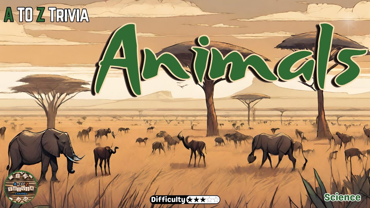 The Ultimate Animals Quiz: Challenge Your Brain with A to Z Trivia ...