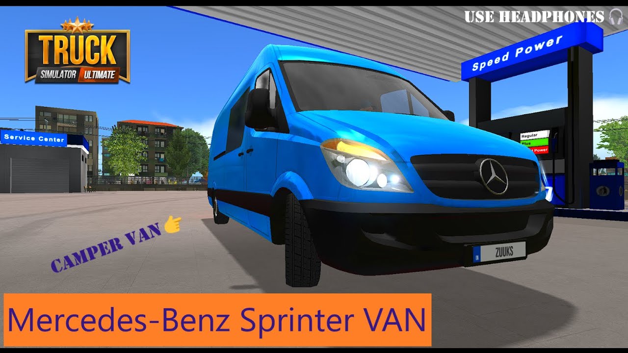 Driving Mercedes-Benz Sprinter| DLC mode| Truck Simulator : Ultimate ...