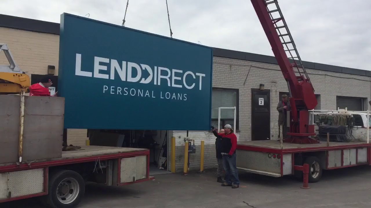 LENDDIRECT Pylon Sign Fascia - YouTube