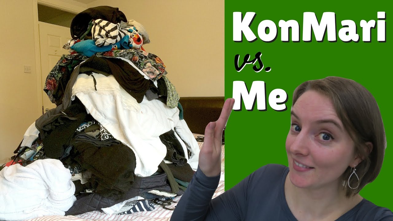 The KonMari Method -- Clothes (Round 2) - YouTube