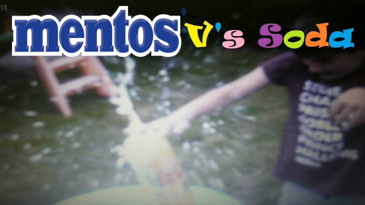 EPIC Mentos Experiment - YouTube