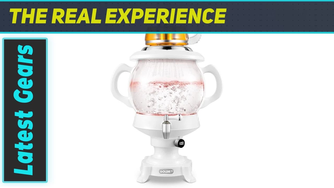 Golda Samovar Tea Maker 4.5 Liter (White) - Unveiling the Best in Glass ...
