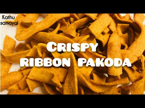 Ribbon pakoda | seeval - Healthy homemade snacks - Kathu samayal - YouTube