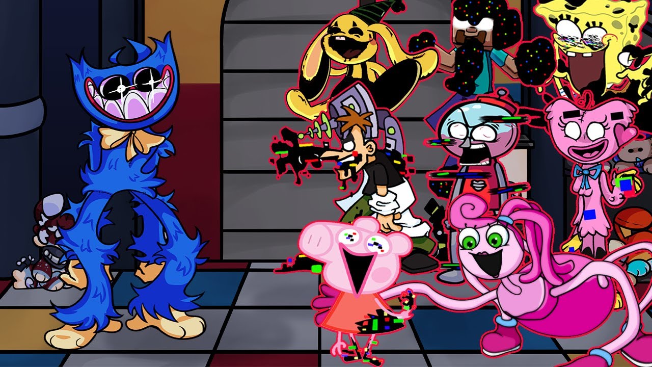 FNF - Make a Friend But All Pibby Characters Sings It 🎤 (Every Turn a ...