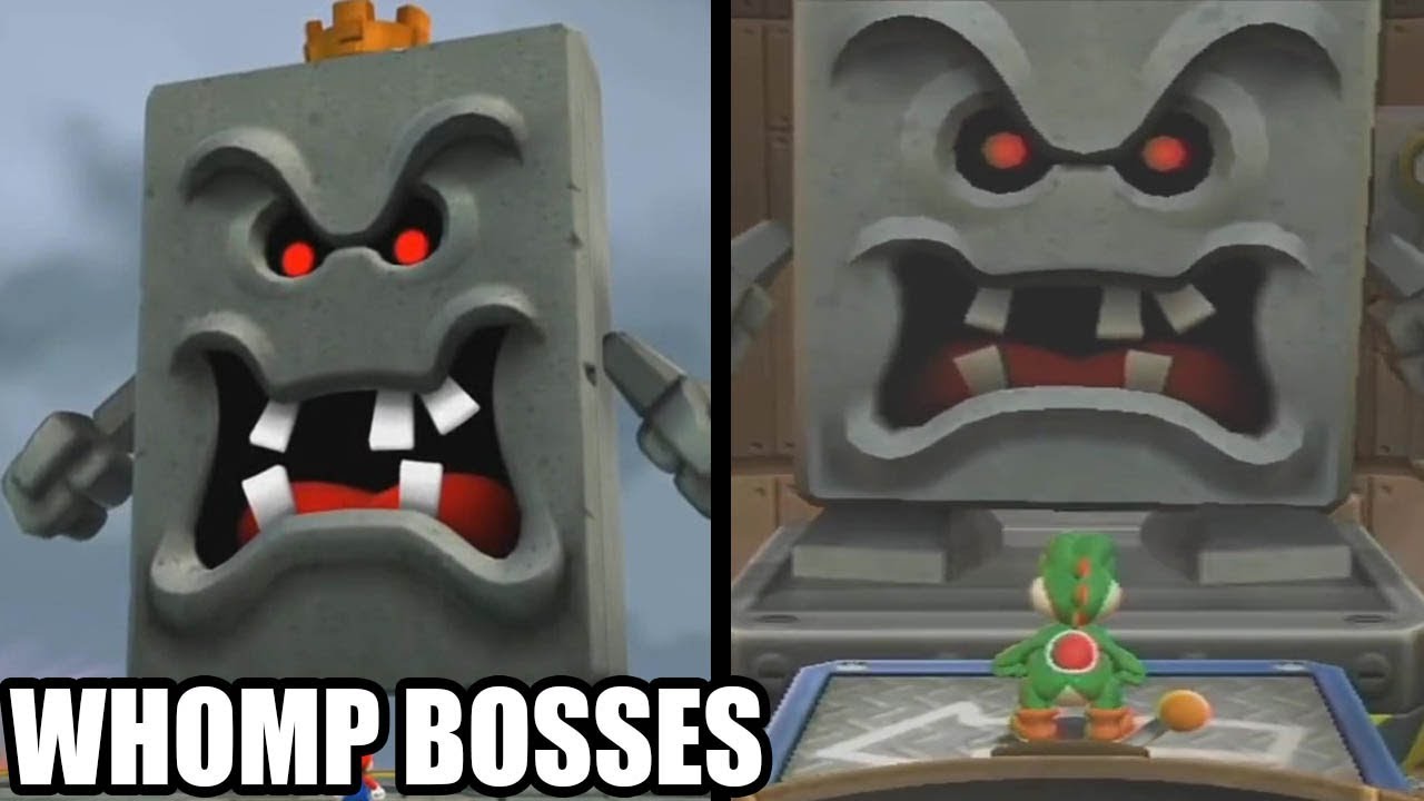 Evolution of Whomp / Whomp King Bosses - YouTube