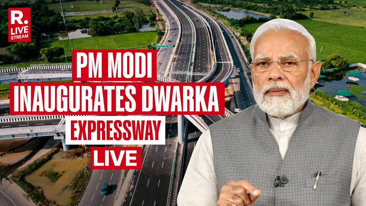 PM Modi LIVE: PM Modi Inaugurates Dwarka Expressway & Delhi section of ...