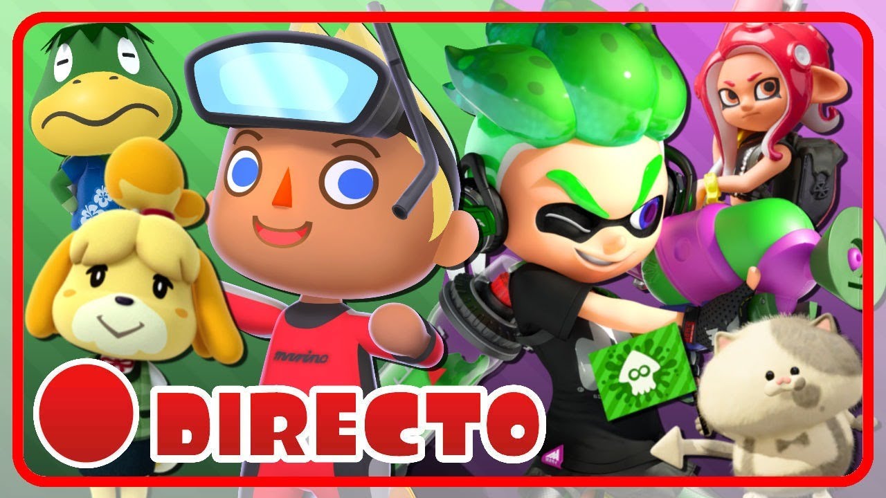 🔴 DIRECTO ANIMAL CROSSING NEW LEAF Y SPLATOON 2 con suscriptores - YouTube