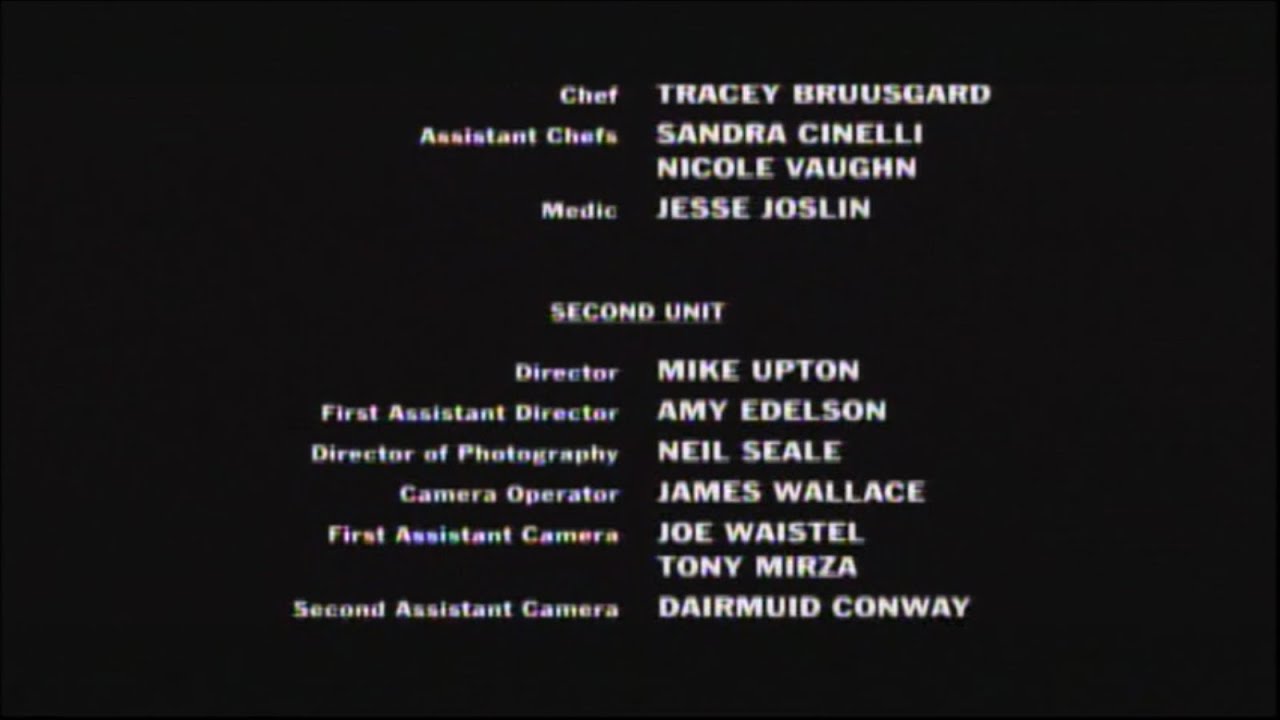 Turbulence 2: Fear Of Flying (1999) End Credits (Starz Encore Classic ...