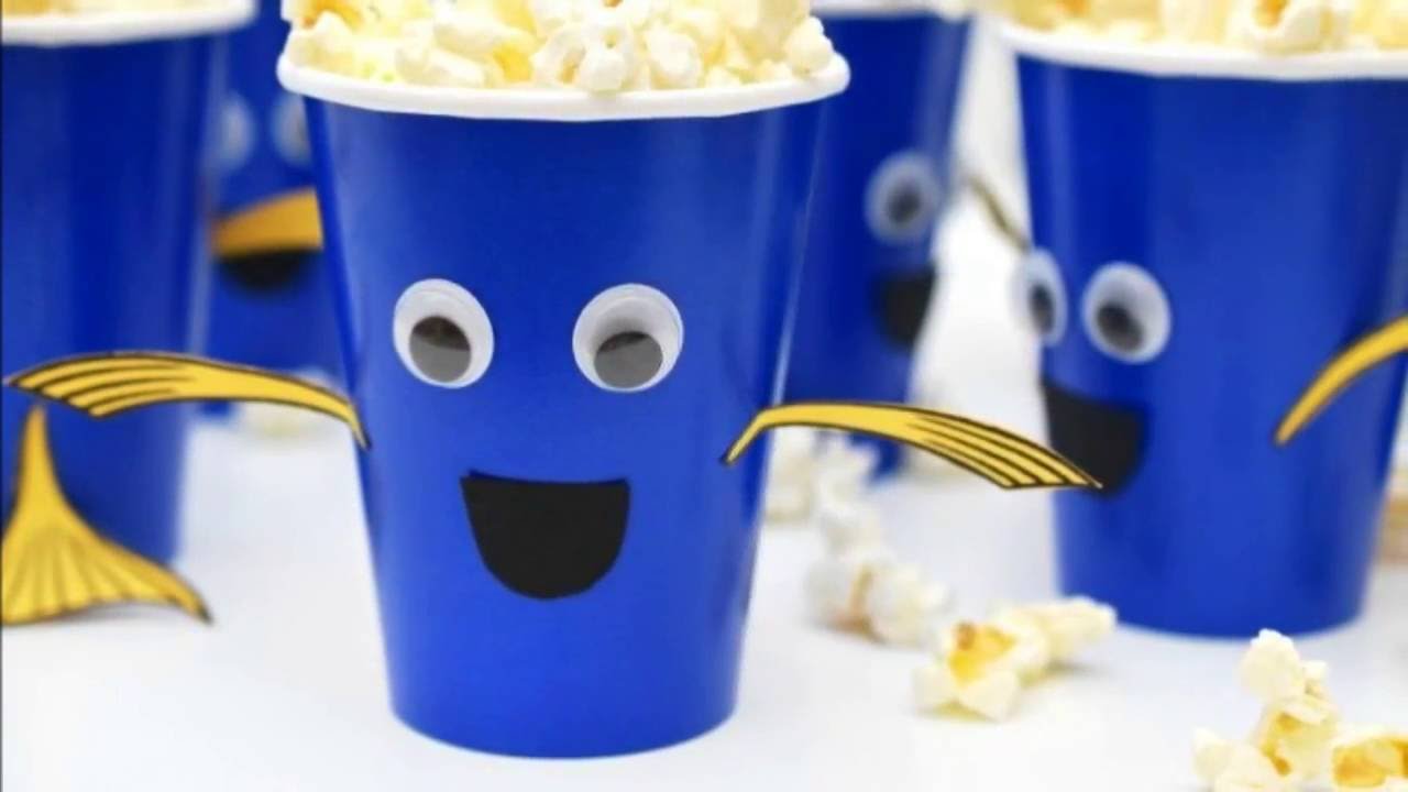 Finding Dory Snack Cups - YouTube