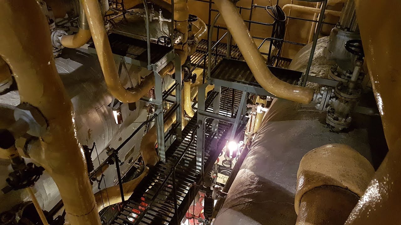 Operating Triple Expansion Steam Engine - Liberty Ship Jeremiah O'Brien ...