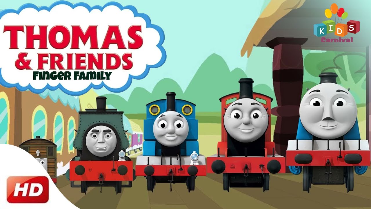 Thomas Finger Family I Finger Family Songs I Nursery Rhymes With Lyrics ...