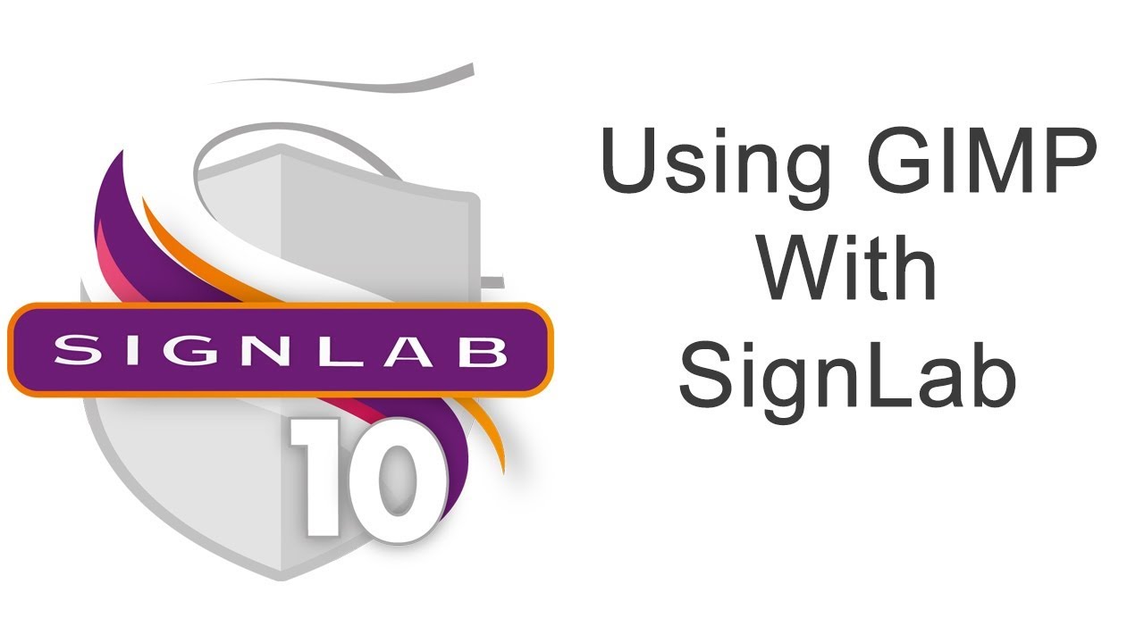 Using GIMP With SignLab - YouTube