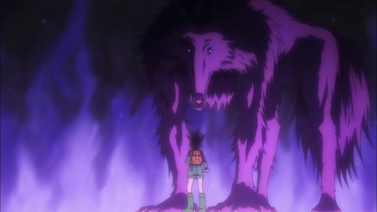 Gon is shocked with zoldyck animal (English Sub) - YouTube