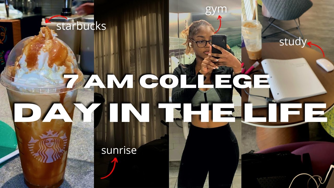 7AM DAY IN THE LIFE OF A COLLEGE STUDENT - YouTube