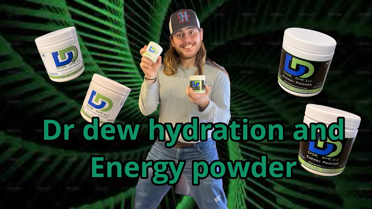 Dr dew hydration and energy powder (drink review) - YouTube