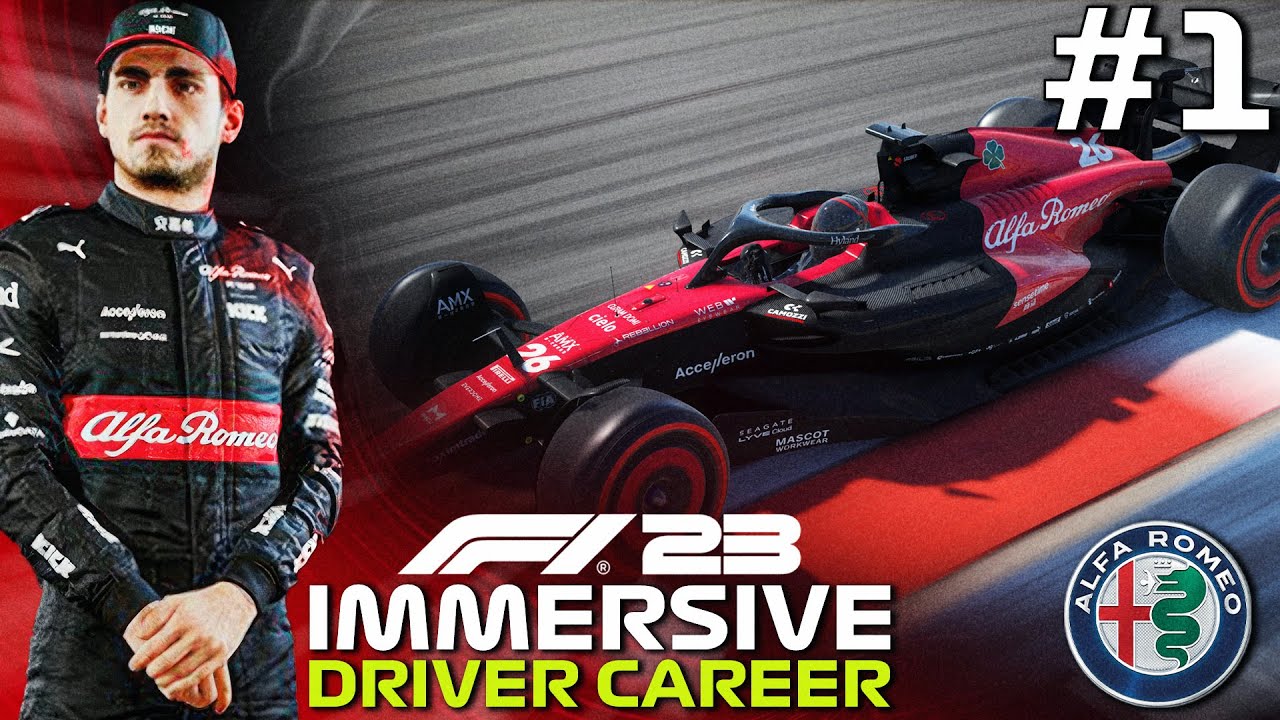 F1 23 Immersive Driver Career Mode #1 (Alfa Romeo) | THE BEGINNING ...