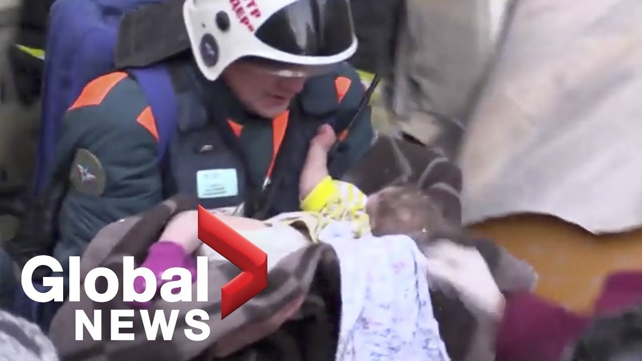 Rescuers find baby alive under rubble after Russia building collapse ...