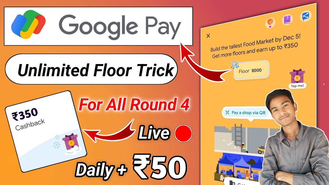 Google Pay Food Market Unlimited Floor Trick ! ₹350 For all Gpay ...