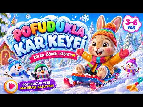 Kartopu Zamanı! ⛄🐰 | Pofuduk’la Kar Eğlencesi
