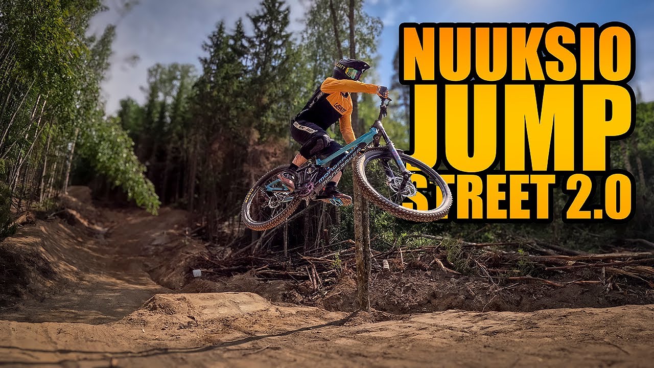 Miten toimii uusi Jump Street 2.0? Nuuksio Bike Park - YouTube