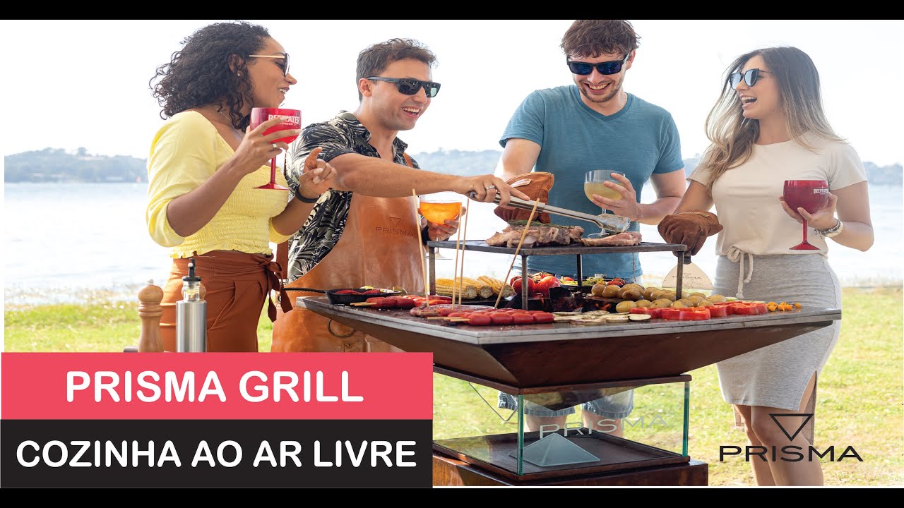 PRISMA GRILL - CHURRASQUEIRA - CHURRASCO - Cozinha ao ar livre - YouTube