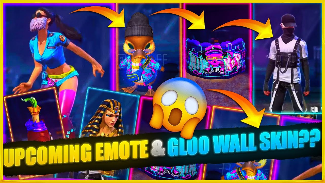 NEW GLOO WALL SKIN NEW EVENT FREE FIRE || NEW ZOMBIE UPCOMING EMOTE ...
