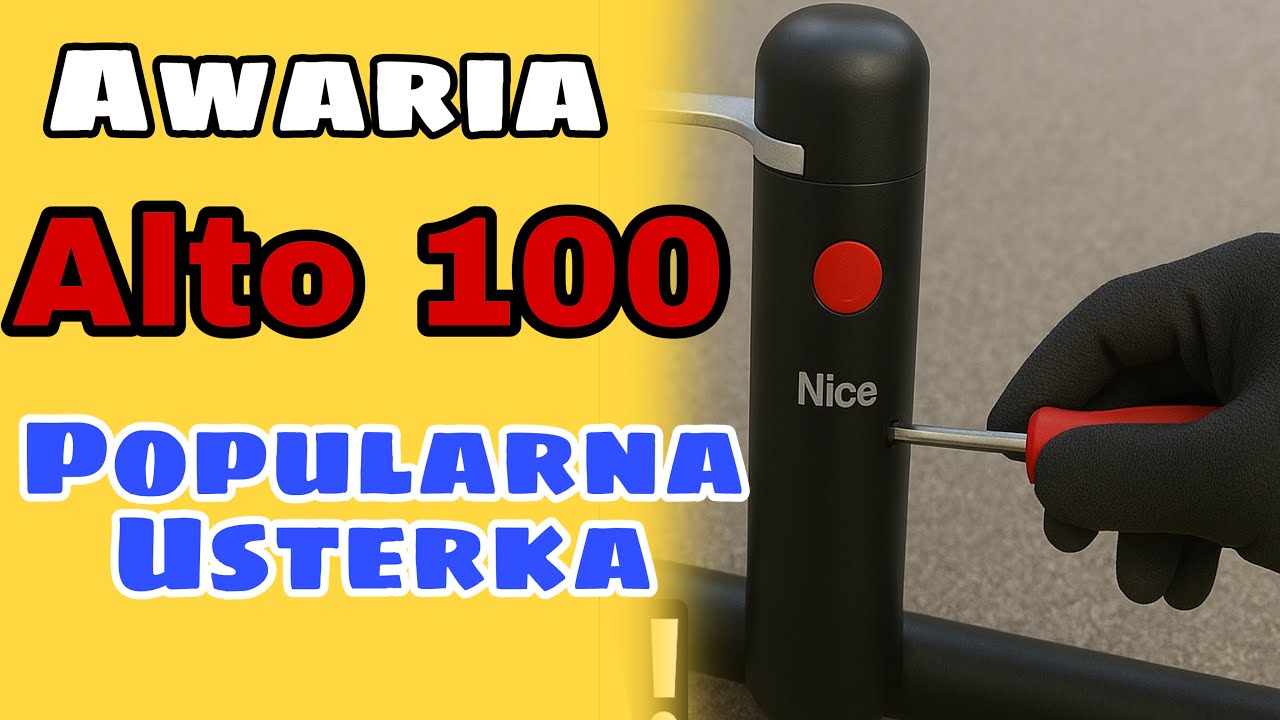 Naprawa NICE Home ALTO 100 – Najczęstsza Awaria Siłownika! - YouTube