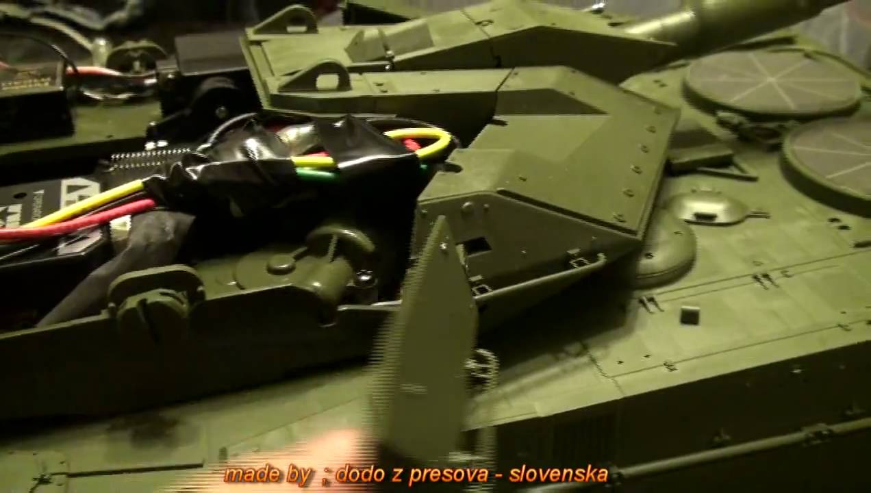 leopard 2a6 side armor plates test tamiya 56020 rc tank december 2009 ...