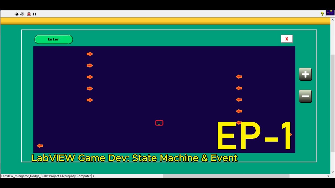 LabVIEW Game Dev [EP01] – Dodge Game with State Machine & Event - YouTube