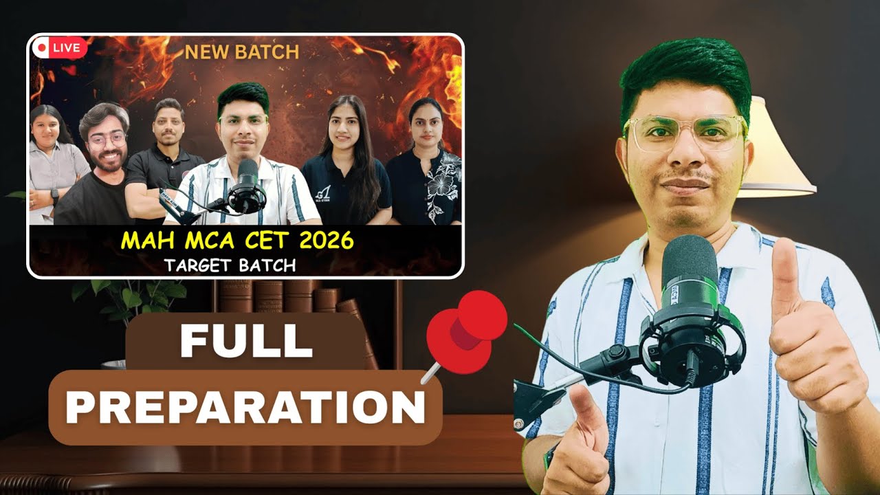 MAH MCA CET 2026 Full Preparation Guide | Crack MCA CET with MCA GYAN ...