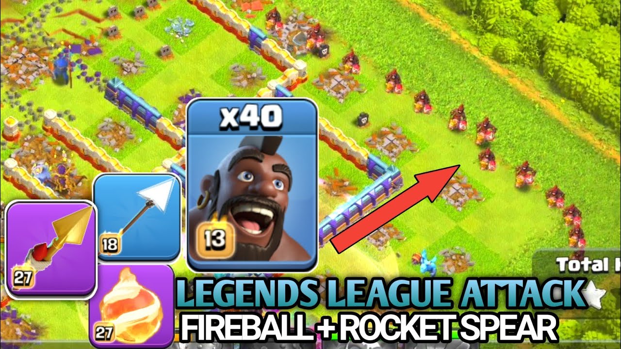 INSANE FIREBALL MAS HOOGG‼️ LEGEND LEAGUE ATTACK | CLASH OF CLANS - YouTube