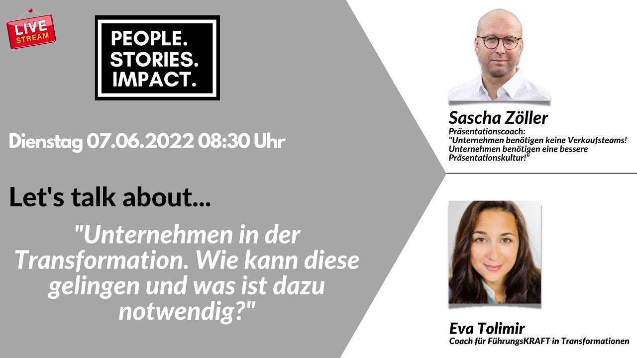 People.Stories.Impact; Interview mit Eva Tolimir - YouTube