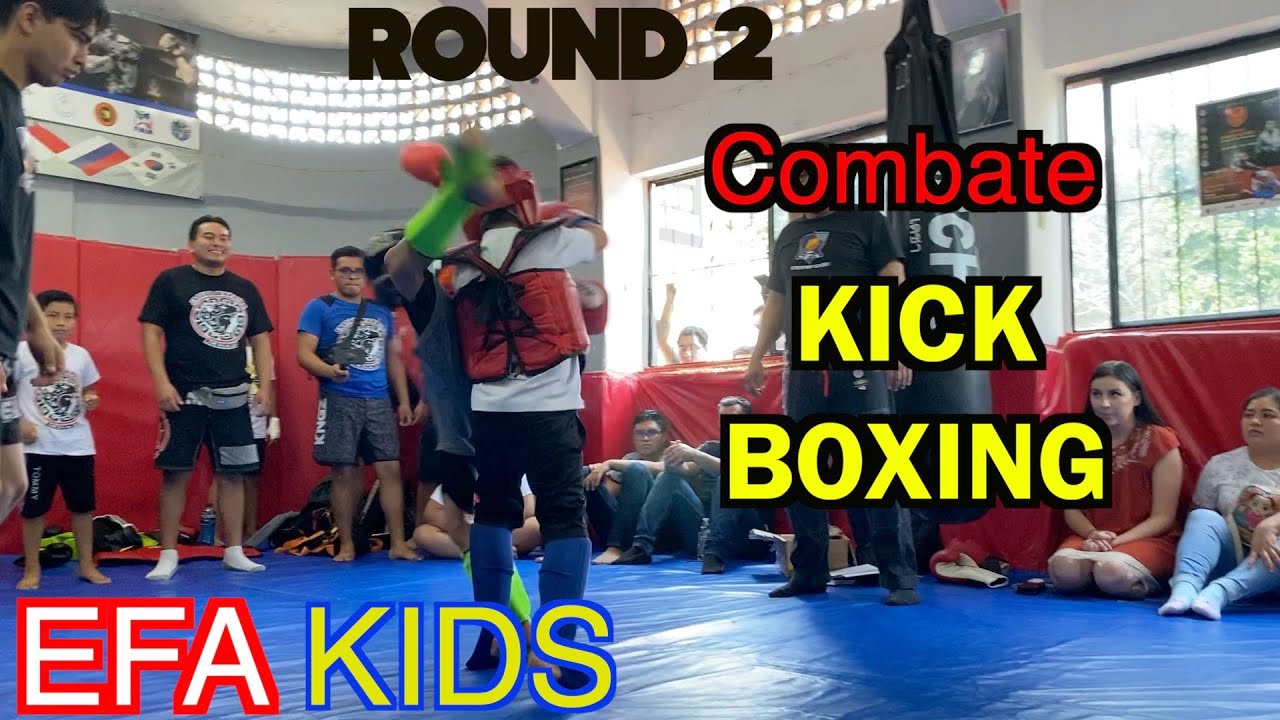 KIDS KICK BOXING COMBATE ROUND 2 EFA KIDS - YouTube