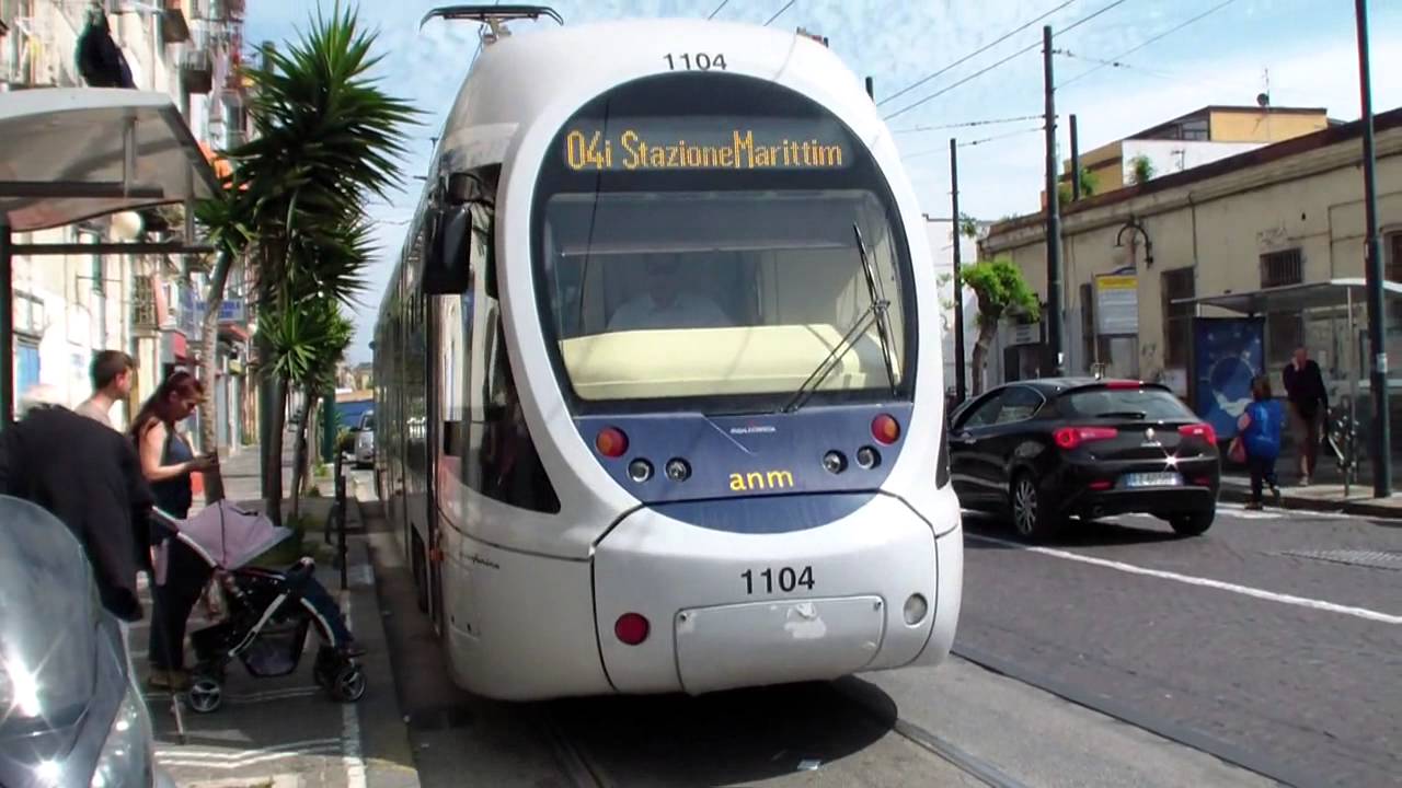 Tranvia di Napoli - Naples Trams - YouTube