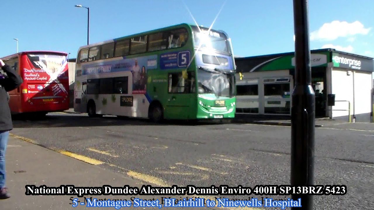 An hour at Dundee Seagate bus station - YouTube
